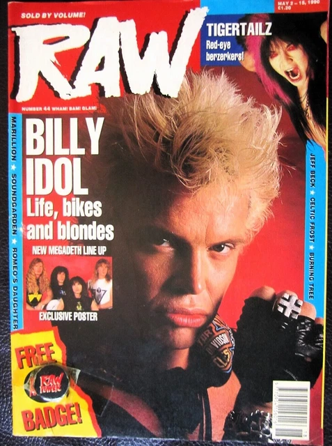 RAW MAGAZINE NO.4 - May 1990 - Alice Cooper, Megadeth, Jeff Beck - FREE ...