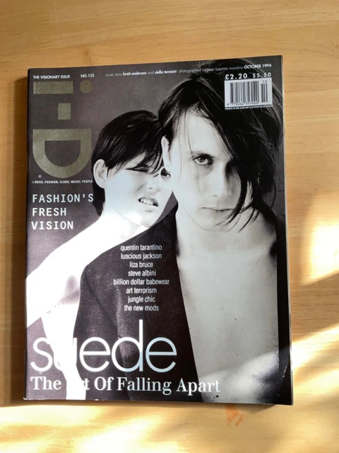 I-D MAGAZINE #133 October 1994 Suede , Quentin Tarantino £15.00 ...
