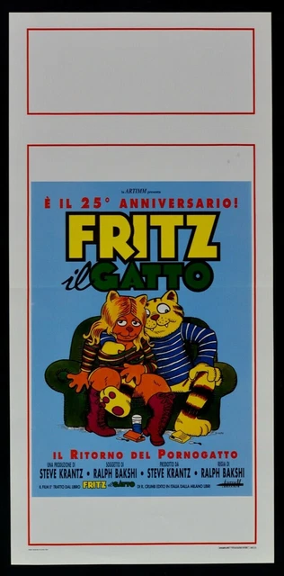 FILM FRITZ THE Cat Fritz the Cat Ralph Bakshi Robert Crumb Animation £ ...