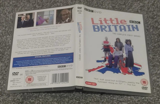 LITTLE BRITAIN COMPLETE Series 1 Dvd 2-Disc BBC Comedy Tv Set David ...