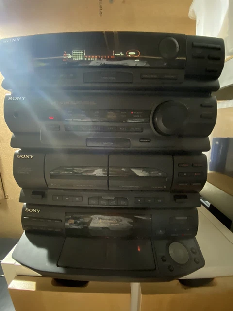 SONY LBT-N355 COMPACT Hi-Fi Stereo System 5 Cd Changer SPEAKERS vinyl ...