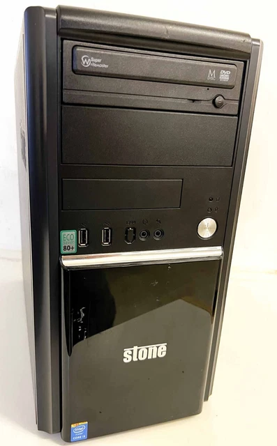 STONE DESKTOP PC Case M-ATX + DVDRW + 350W PSU £21.49 - PicClick UK