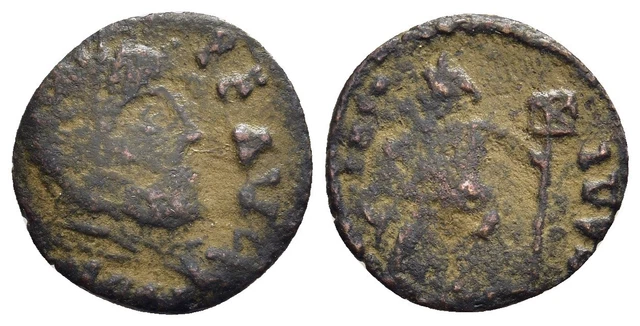 FITZ VANDALS AE Nummus Pseudo Imperial Emperor Standard Roman @Nma997 ...
