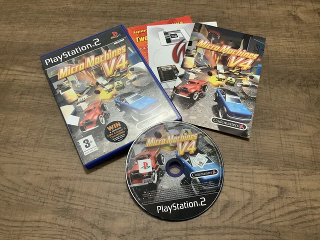 PS2 MICRO MACHINE V4 (Sony PlayStation 2, 2006) + manuale gioco di ...
