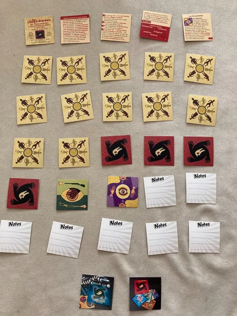 LES MINI LOUPS-GAROUS de Thiercelieux / Cartes 4 x 4 cm Miniversion ...