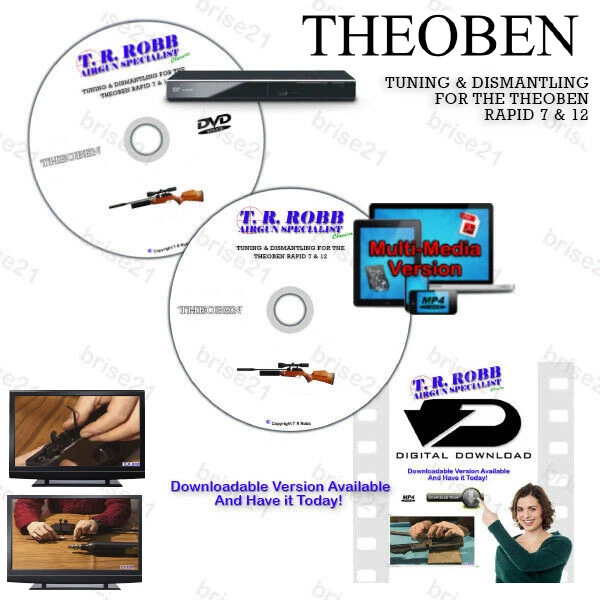 THEOBEN RAPID 7/12 PCP Airgun Air Rifle Dismantle & Tuning DVD Video by ...