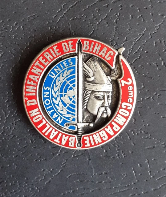 OPEX BADGE. BIHAC INFANTRY BATTALION. 2nd COMPANY. NUMBERS £13.85 ...