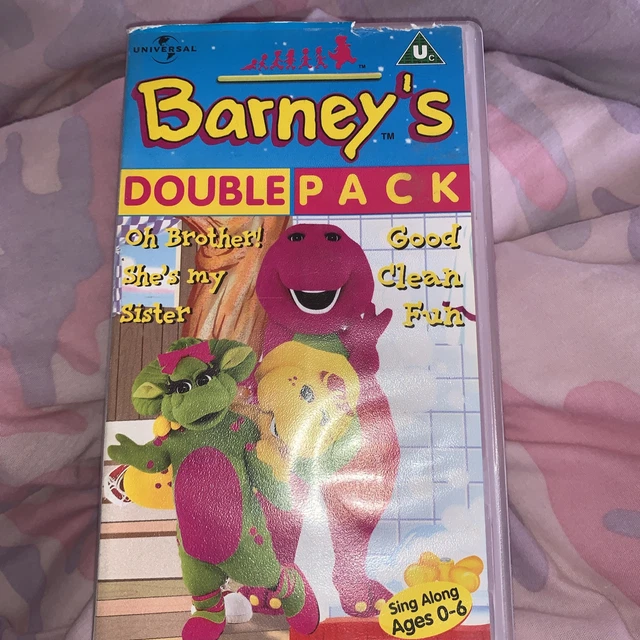 BARNEY OH BROTHER She's My Sister Good Clean Fun Pal Vhs Video 1999 £3. ...