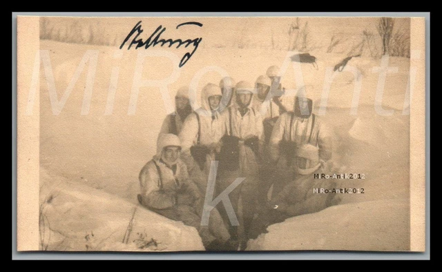 FOTO WK2 FALLSCH.JÄG. H.Kalischewsky, Jäger-Stellung Donezbogen b, RUS ...