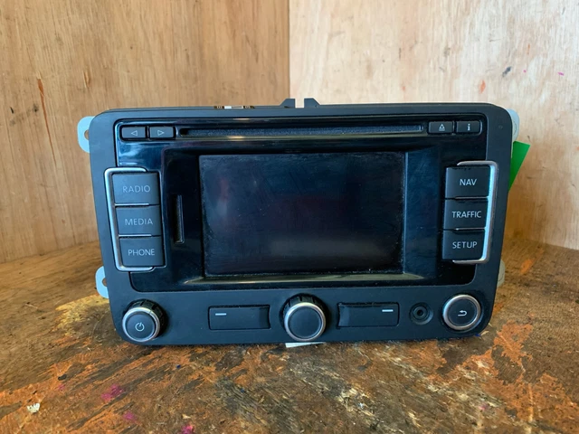 VOLKSWAGEN PASSAT HEAD Unit CD Stereo Radio Display Screen CC ...