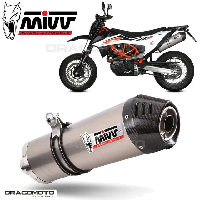 KTM 690 SMC R 2020 2021 Exhaust Oval MIVV Titanium CC £296.77 - PicClick UK