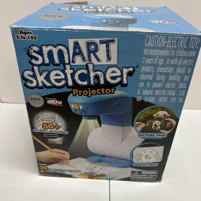 SMART SKETCHER PROJECTOR, Learn to Draw & Sketch, 1 Card And Power Cord ...