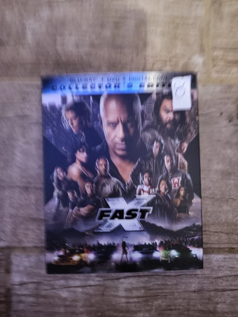 FAST X (BLU-RAY + Dvd + Digital) w/ Slipcover sealed brand new ship now ...