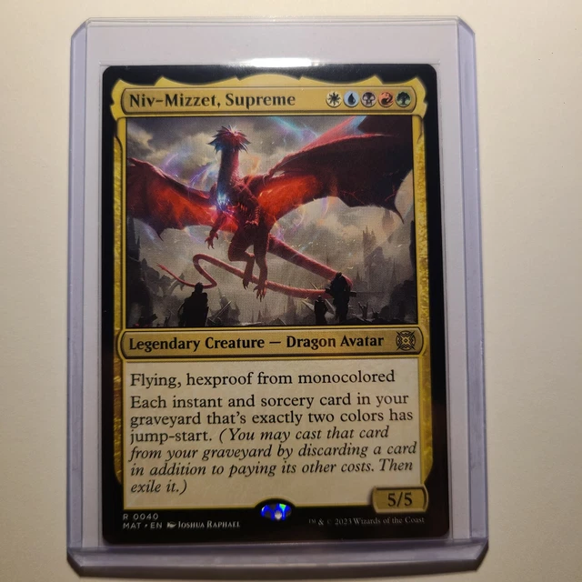 NIV-MIZZET, SUPREME X1 NM/M MoM: The Aftermath Rare MtG 2023 Wizards 12 ...