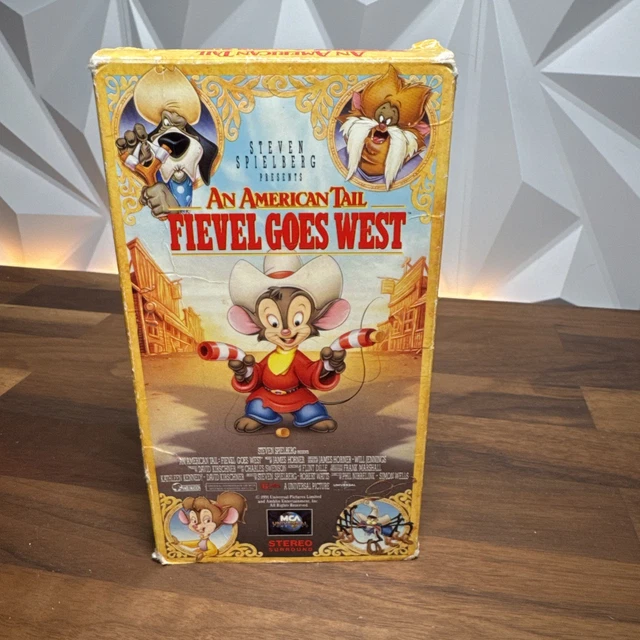 AN AMERICAN TAIL: Fievel Goes West VHS 1992 MCA Universal - Good ...