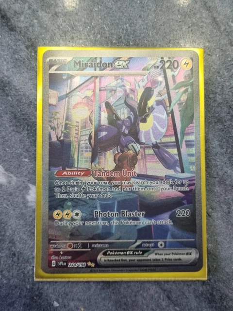 POKÉMON TCG MIRAIDON ex Scarlet & Violet Base Set 244/198 Regular ...
