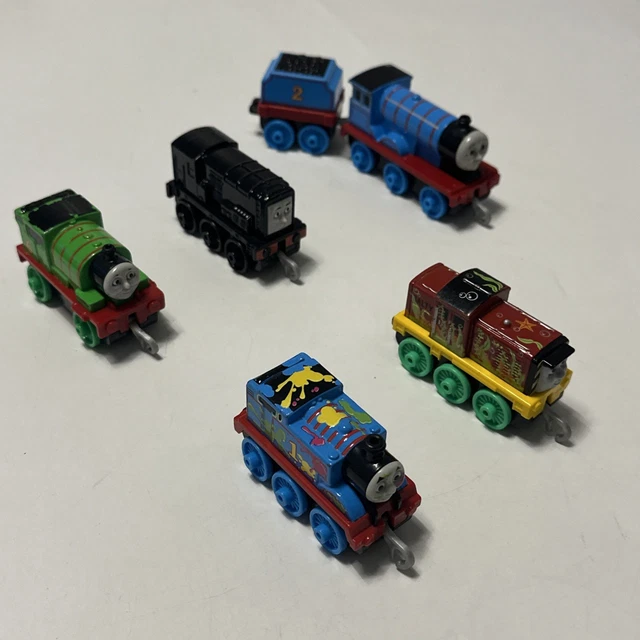 THOMAS & FRIENDS PUSH ALONG TRACKMASTER Die-cast Train Bundle 5 Items ...