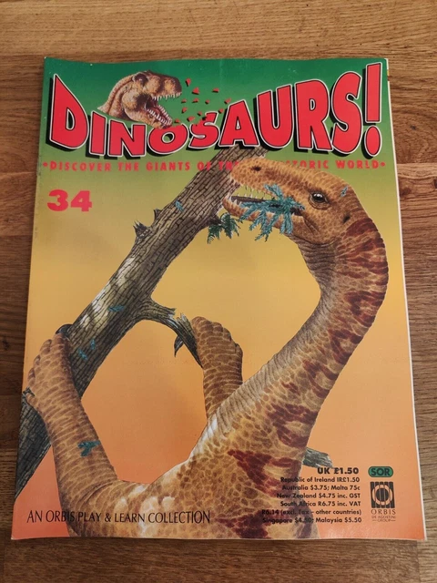 MAGAZINE - ORBIS Dinosaurs Discover... Prehistoric World Magazine Part ...