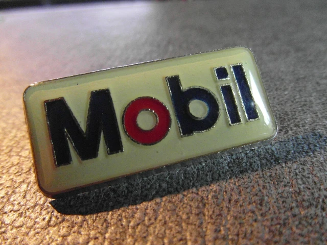 RARE NO PINS Pin's - Gros Badge Mobil - Vintage - Ancien Logo - Petrole ...