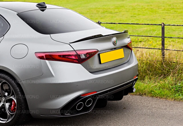 ALFA ROMEO GIULIA Quadrifoglio Carbon Spoiler Rear Boot Fibre by ...
