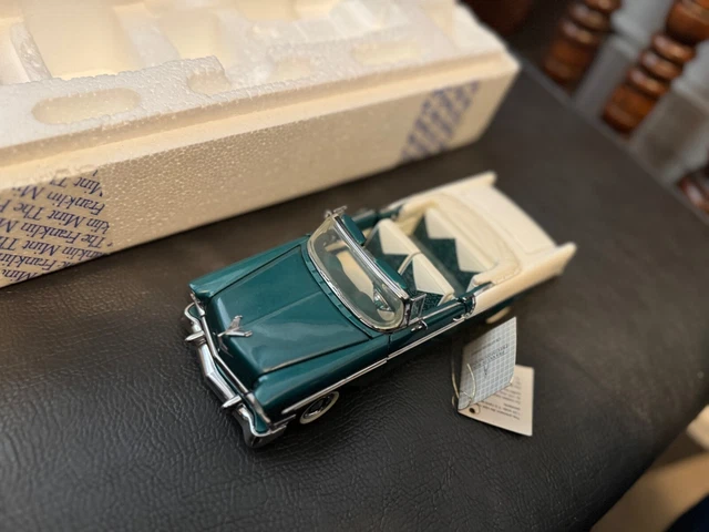1956 CONVERTIBLE CHEVY Belair Collectable toy car in box franklin mint ...