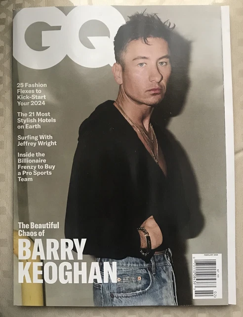 GQ MAGAZINE FEBRUARY 2024 BARRY KEOGHAN Cody Townsend Anna Weyant ...
