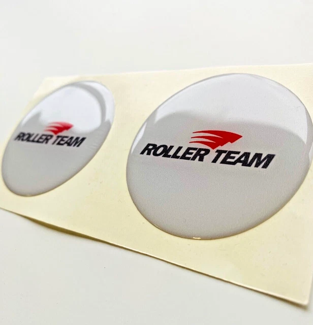ROLLER TEAM CAMPER stickers , ROLLER TEAM camper stickers, 56mm, 3D x2 ...