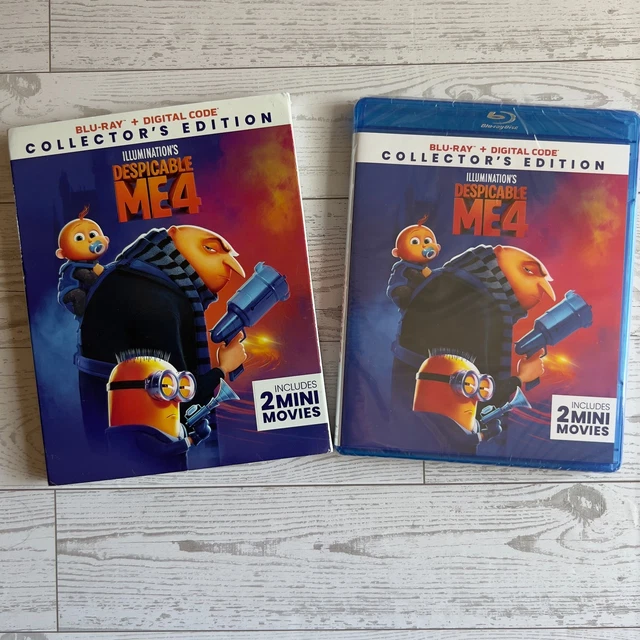 DESPICABLE ME 4 Collector's Edition Blu-ray + Digital Code + 2 Mini ...
