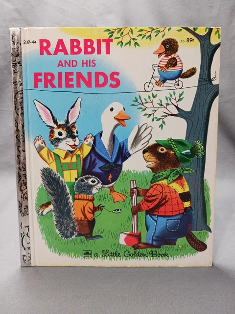 RICHARD SCARRYS RABBIT and His Friends (Little Golden Book) 209-44 £2. ...