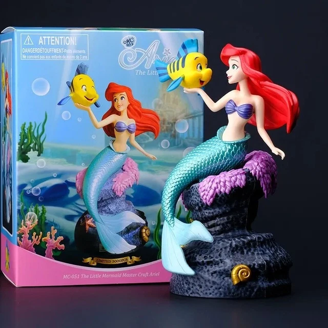 FIGURINE COLLECTION DISNEY La Petite Sirene Ariel 20 Cm + Boite Pvc ...
