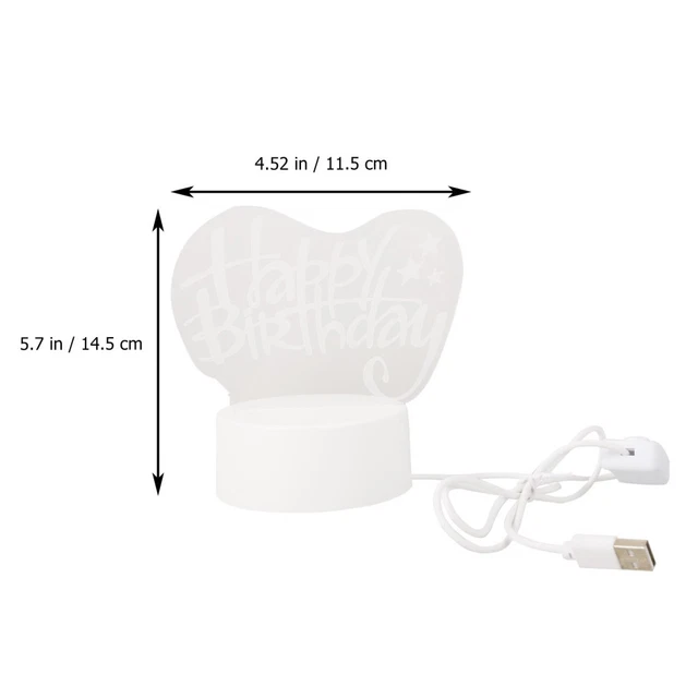 2 PCS USB LED Table Light Christmas Party Layout Light Chic Night Lamp ...