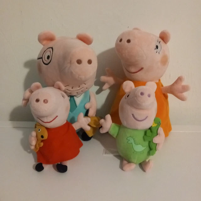 PEPPA PIG PLUSH Set, Daddy, Mummy, Peppa And George Pig £12.89 ...
