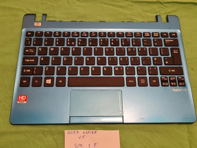 ACER ASPIRE V5 palmrest + UK layout keyboard + touchpad mouse £12.99 ...