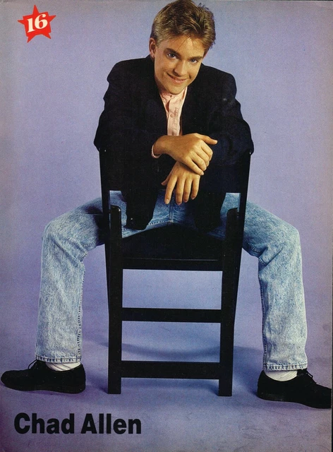 BRANDON CALL - Chad Allen - 11" x 8" Teen Magazine Pinup Mini-Poster ...