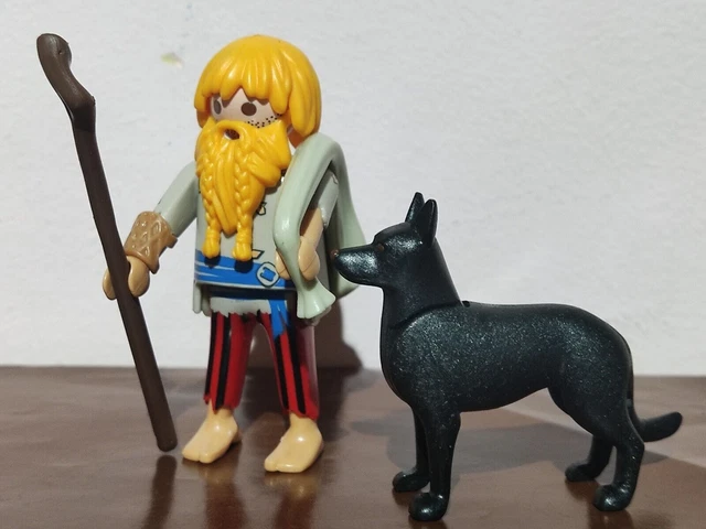 PLAYMOBIL FIGURE BERGER Du Village Fermier Médiéval Personnages De La ...