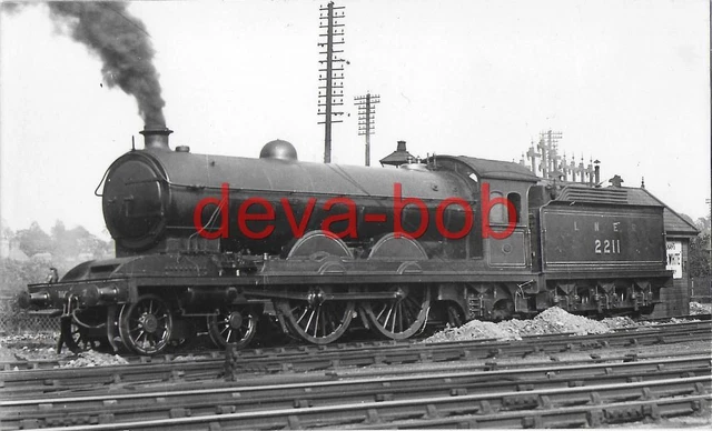 RAILWAY PHOTO LNER C7 2211 York Shed NER Raven Z Atlantic Loco North ...