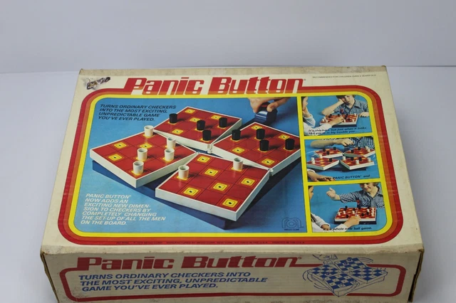 VINTAGE 1978 PANIC Button board game Mego Corp Complete £21.70 ...