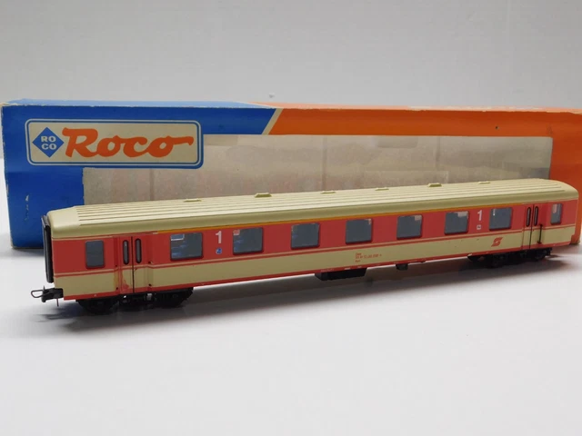 HO SCALE ROCO 44486 OBB 1ST CLASS PASSENGER COACH TRAIN CAR $6.99 ...
