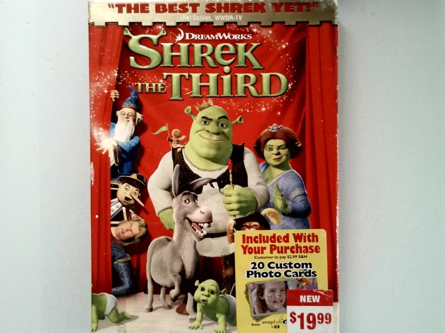 SHREK THE THIRD DVD 2007 Special Features Fairy Tale Comedy £4.33 ...