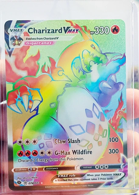 POKEMON CHARIZARD VMAX RAINBOW RARE or BASE SET or NEO DESTINY Mystery ...