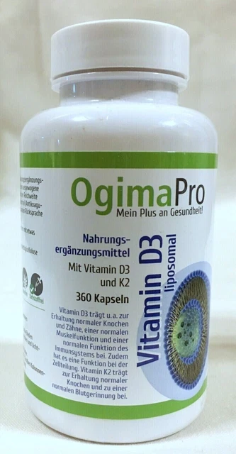 OGIMA PRO VITAMIN D3 Liposomal - 1 Jahres Vorrat - Nicht nur im Winter ...