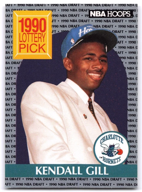 1990-91 HOOPS KENDALL Gill recrue Charlotte Hornets #394 EUR 2,20 ...