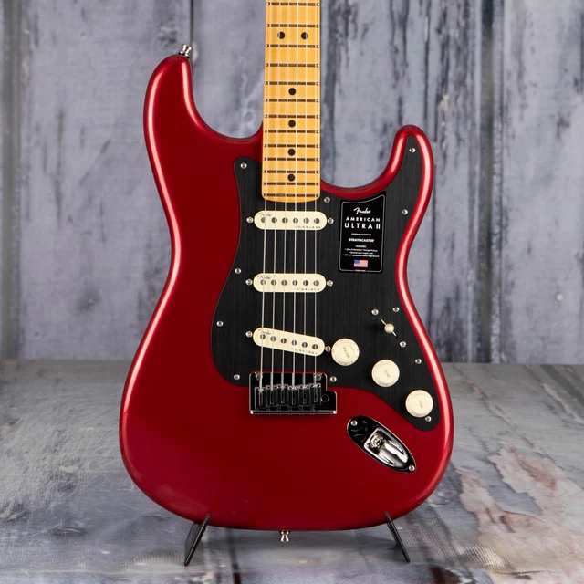 FENDER AMERICAN ULTRA II Stratocaster, Sinister Red $2,199.99 - PicClick