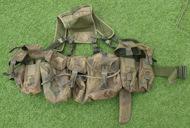 WEBBING DPM PLCE British Army Issue PLCE Belt Kit CS95 Fighting/Assault ...