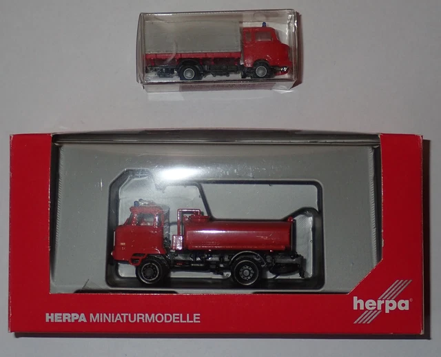 FEUERWEHR MODELLAUTO DDR IFA L60 Tankwagen Barkas Pritsche kein Brekina ...