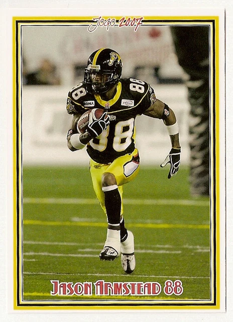 CARTE JASON ARMSTEAD 2007 Jogo CFL #78 Hamilton Tiger-Cats Ole Miss ...