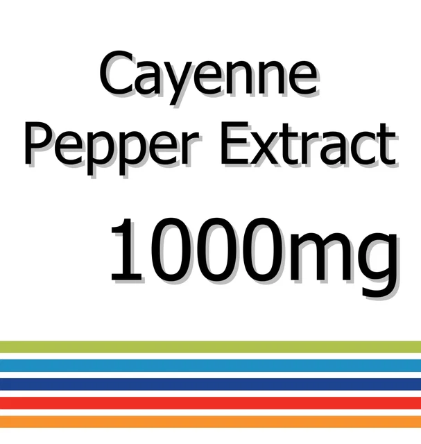 CAYENNE PEPPER EXTRACT 1000mg x 1000 Tablets - Inflammation Reducer £91 ...