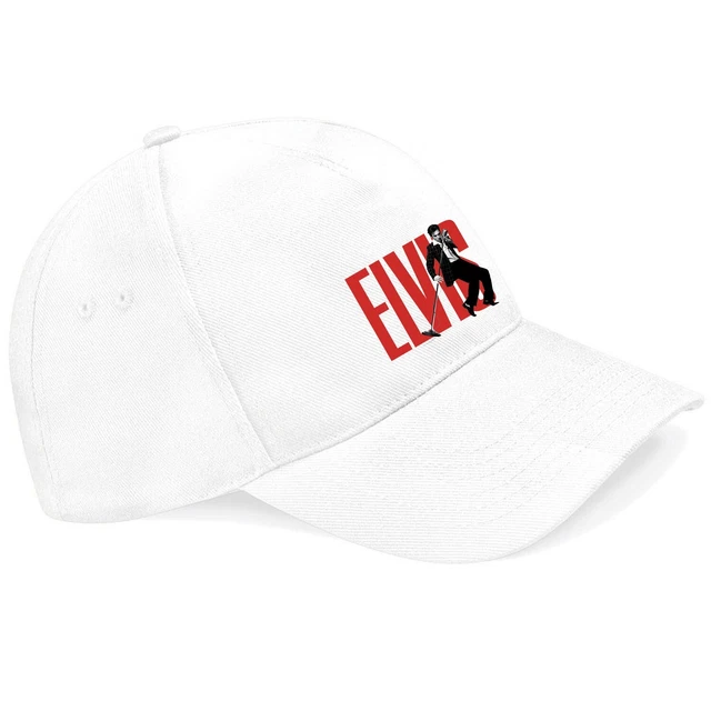 ELVIS PRESLEY Rock`n´Roll Rock Music Weiß Baseball Cap Baseballcap ...