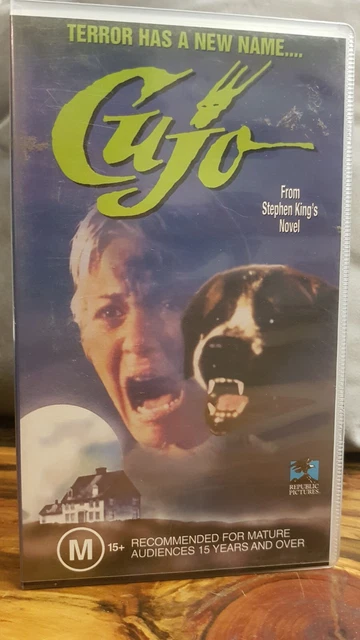 CUJO-VHS RARE PAL Horror stephe king freddy krueger halloween fri 13th ...