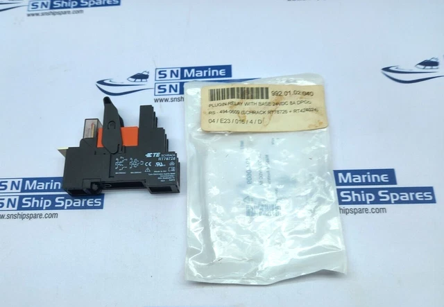 ETE SCHRACK RT78726 Socket Relay 8A/250Vac 16A/250Vac RS 494-0609 2PCs ...